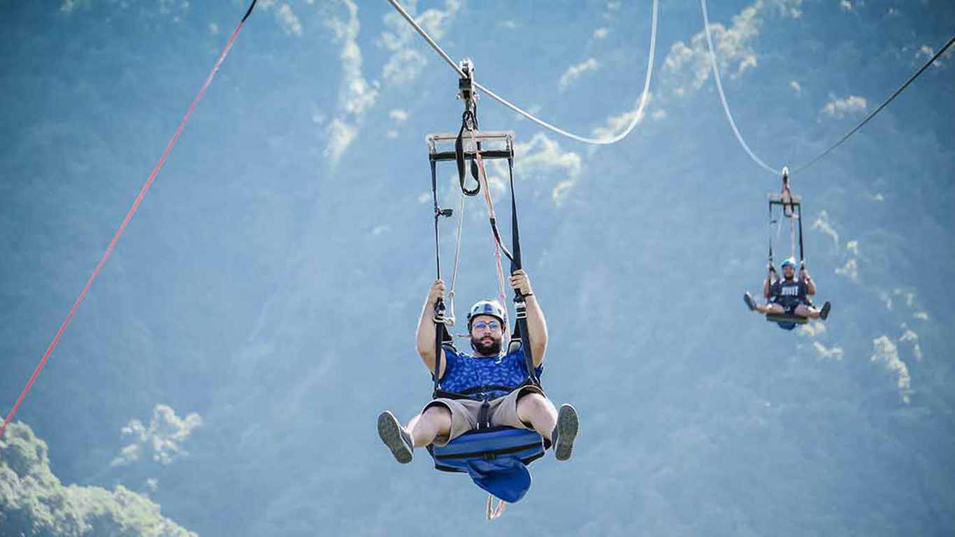 Zip line in Pokhara | Speedy Adventure